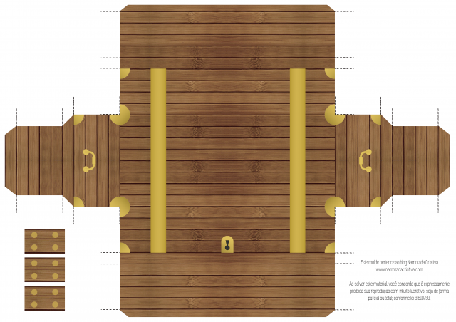 DIY: Baú “Você vale ouro” | Namorada Criativa - Por Chaiene Morais